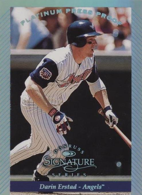 1997 Donruss Signature Series - Darin Erstad #67 Platinum Press Proof ...