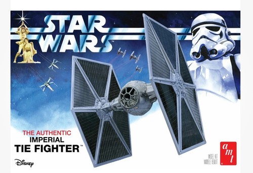 AMT Star Wars Tie Fighter 1/48 Plastic Model Kit Authentic A New Hope ...