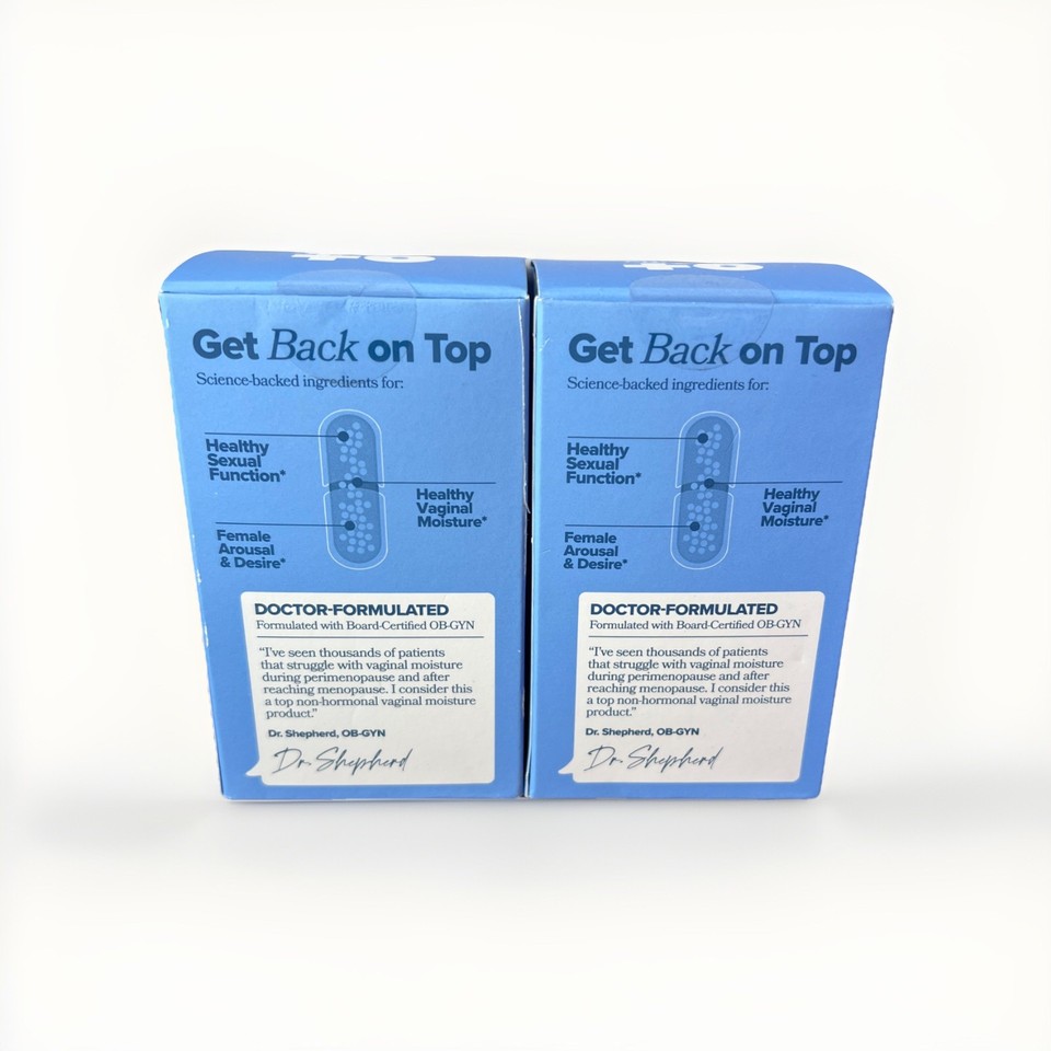 2 Pack! MENO Vaginal Moisture Support Capsules, 60 Ct Each. Sealed | eBay