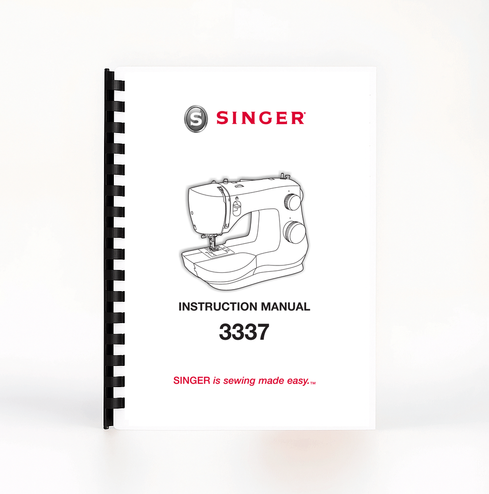 Singer 3337 Simple Sewing Machine Manual - Half-Letter Size | eBay
