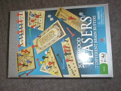 New Classic Games Solid Wood Teasers 7 Different Brain Busters Family ...