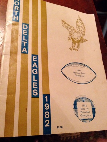 North Delta High School Eagles 1982 Football Program Batesville ...