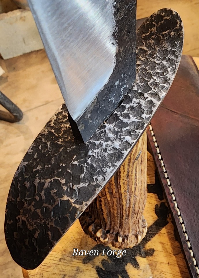 Raven Forge Hand-Forged Bowie MASSIVE 12" Blade, Razor Sharp & Built to ...