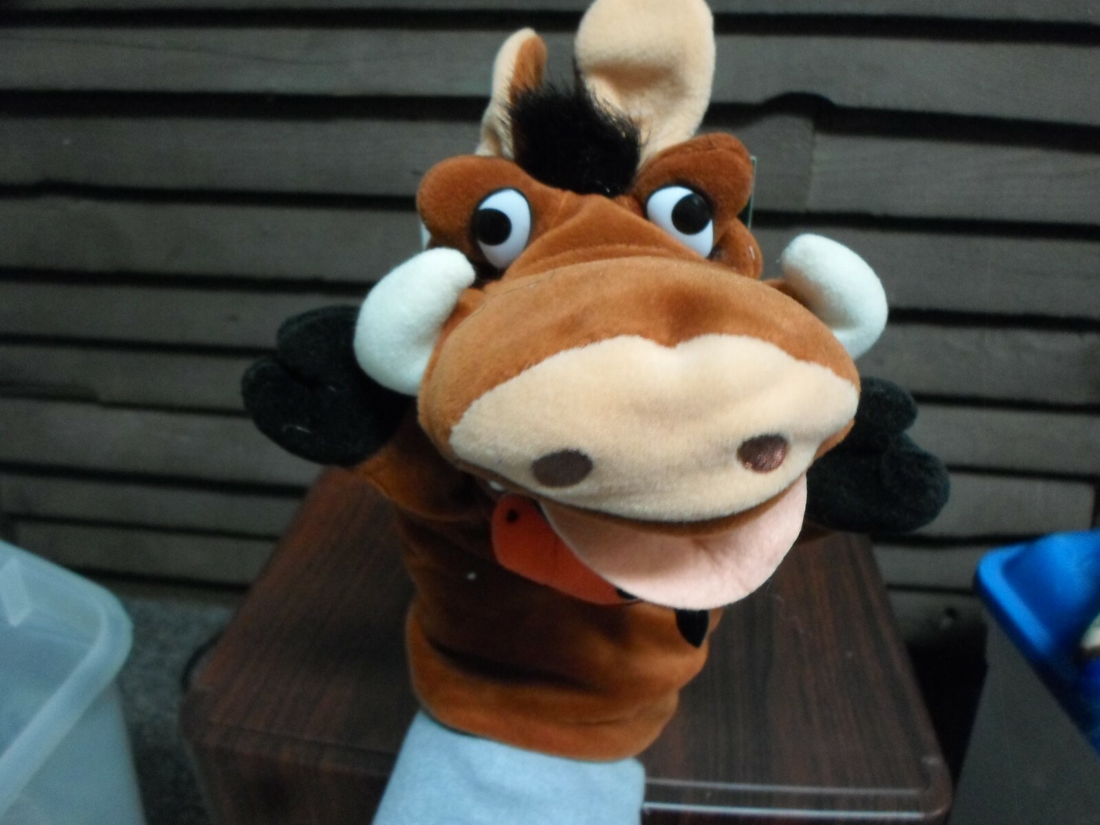 New Disney Lion King Pumbaa Hand Puppet 10" NWT Disney Store | eBay