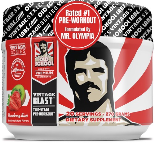 Old School Labs The Ultimate Two-Stage Pre Workout Supplement for ...