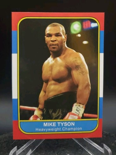 Mike Tyson Custom Art, Similar to 1986 Fleer Jordan Rookie Card - Boxer ...