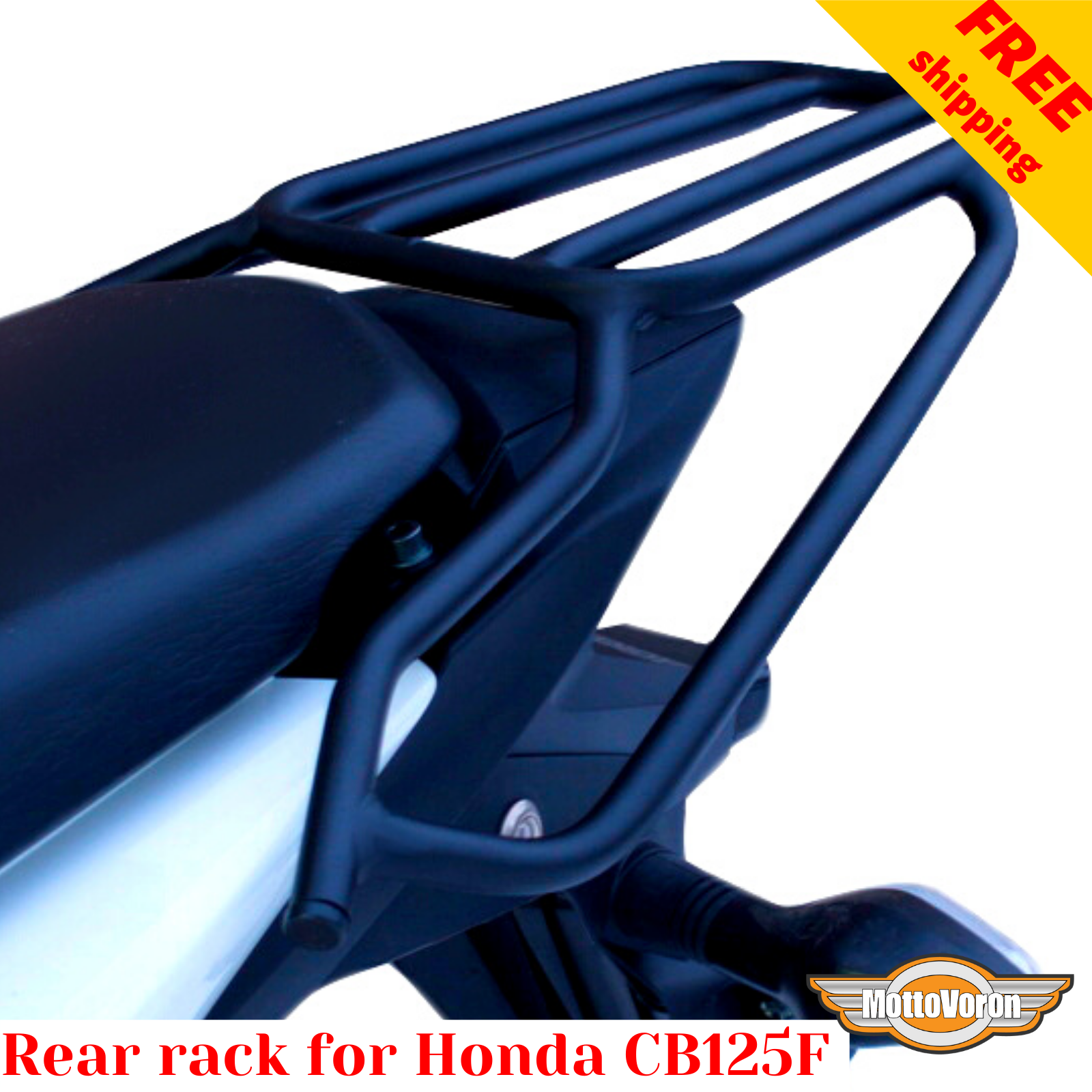 For Honda CB125F Rear rack CB 125 F Rear luggage Rack GLR1251WH, Free ...