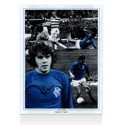 Alfie Conn Signed Photo - Rangers Legend Montage Autograph | eBay