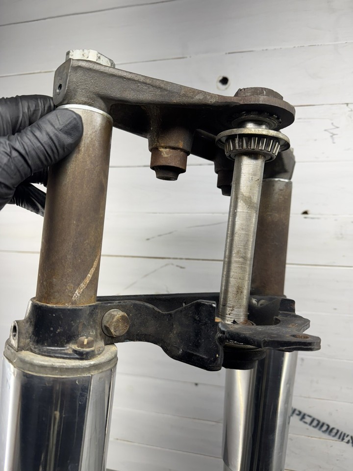 1972 Harley Shovelhead Front End Forks 41mm FL FLH | Genuine OEM ...