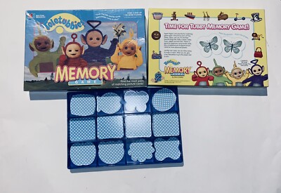 Milton Bradley Teletubbies Memory Card Match Game 1998 100% Complete | eBay