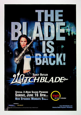 Witchblade TNT TV Channel 2002 Yancy Butler Print Magazine Ad Poster ...