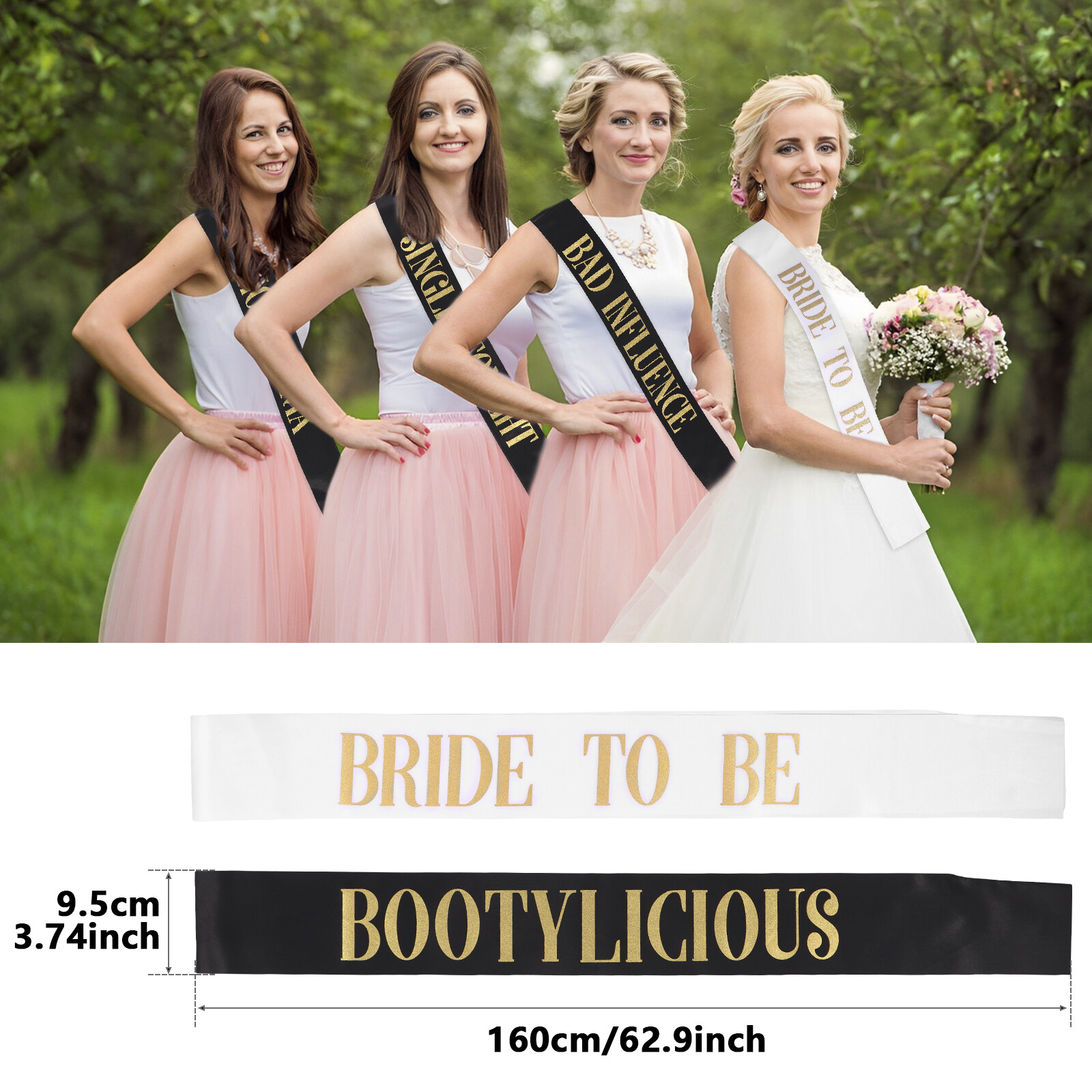 18Pcs Bride To Be Sash Creative Bachelorette Sash Set Reusable okcwg ...