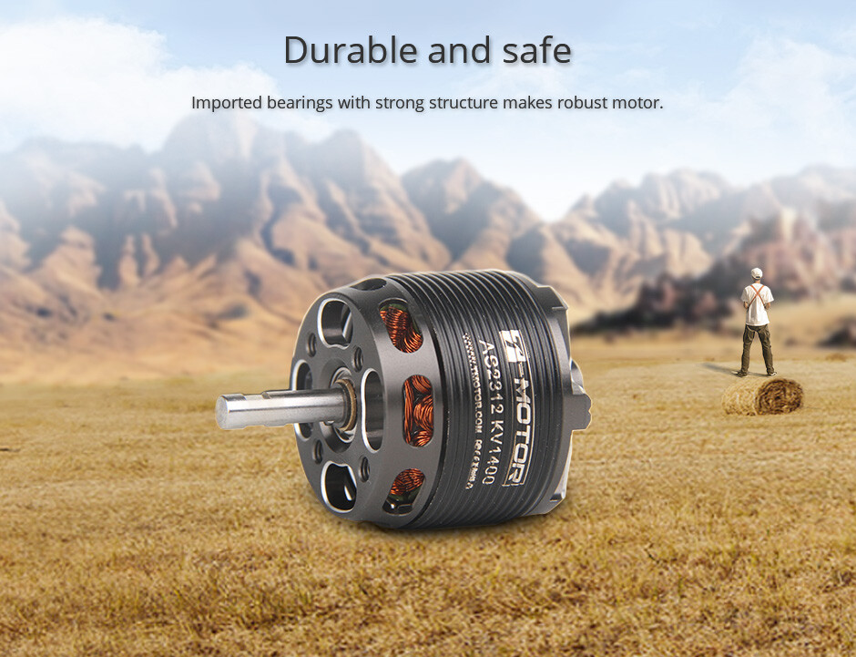 T-MOTOR AS2317 Long Shaft 880/1250/1400KV Brushless Motor Outrunner For ...