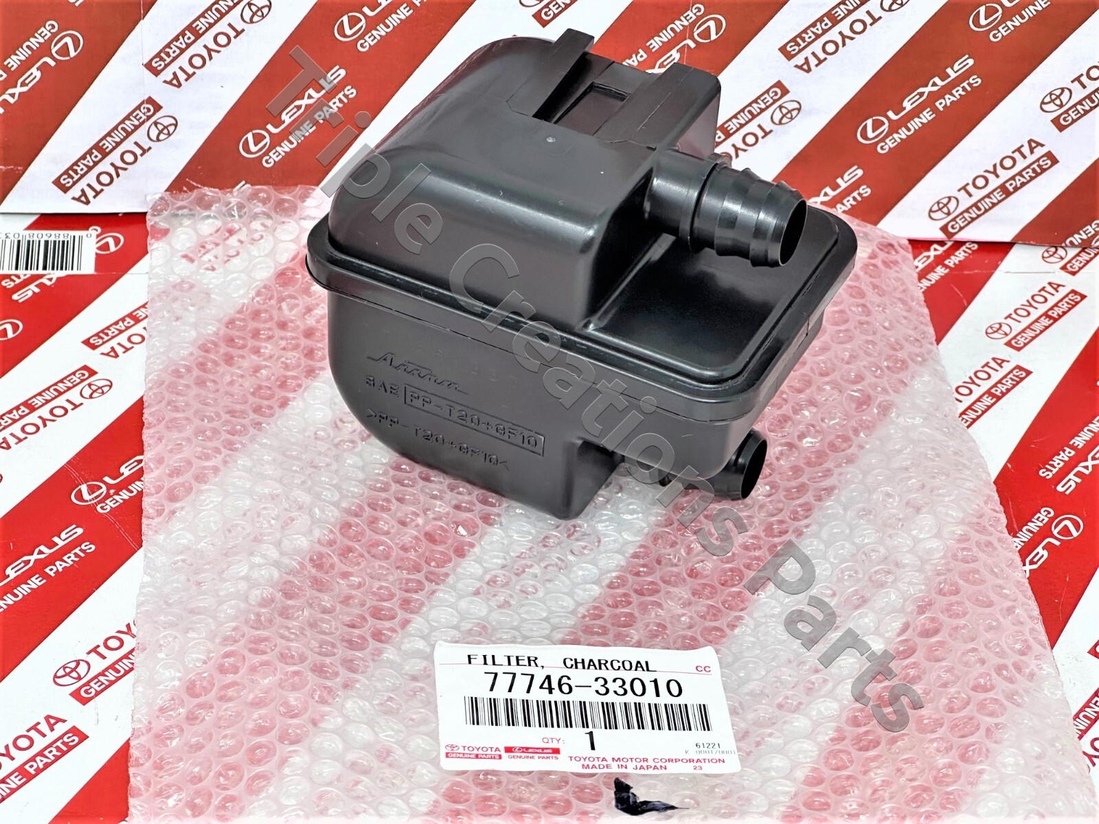 77746-33010 Genuine Toyota Filter Charcoal Canister No.2 7774633010 OEM ...