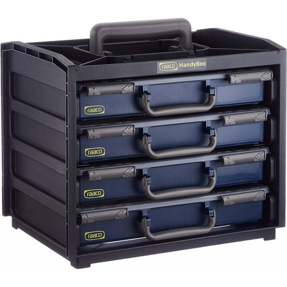 Raaco Handybox 55 x 4 Tray Engineers Portable Parts Storage Service ...