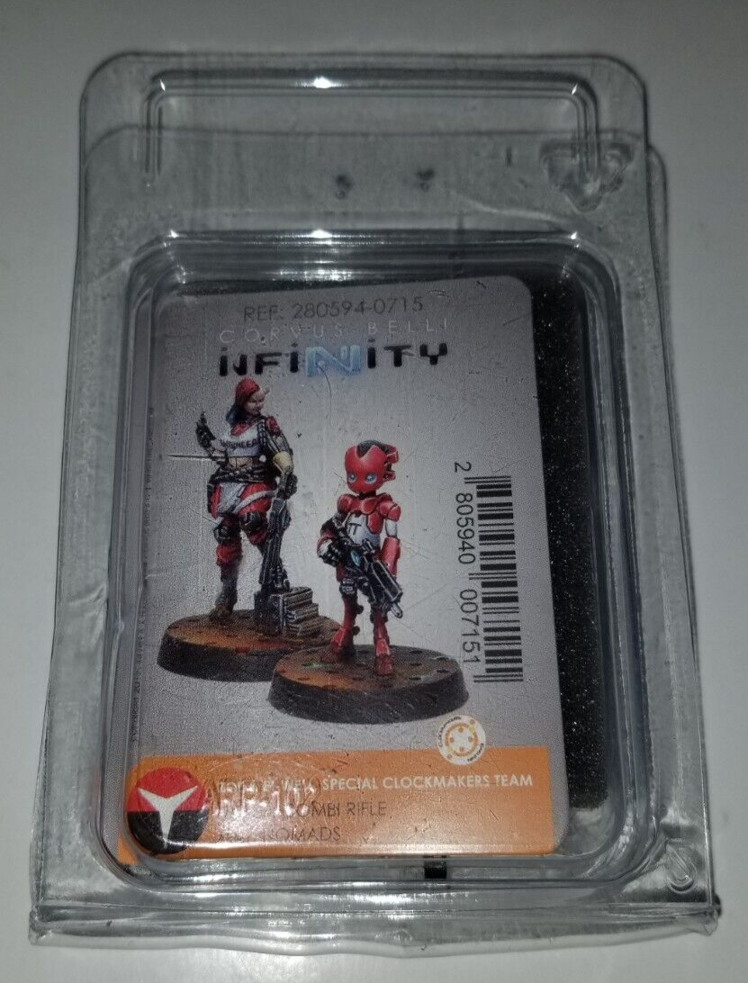 Infinity Nomads Zoe and Pi-Well, Special Clockmakers Team OPEN BOX ...