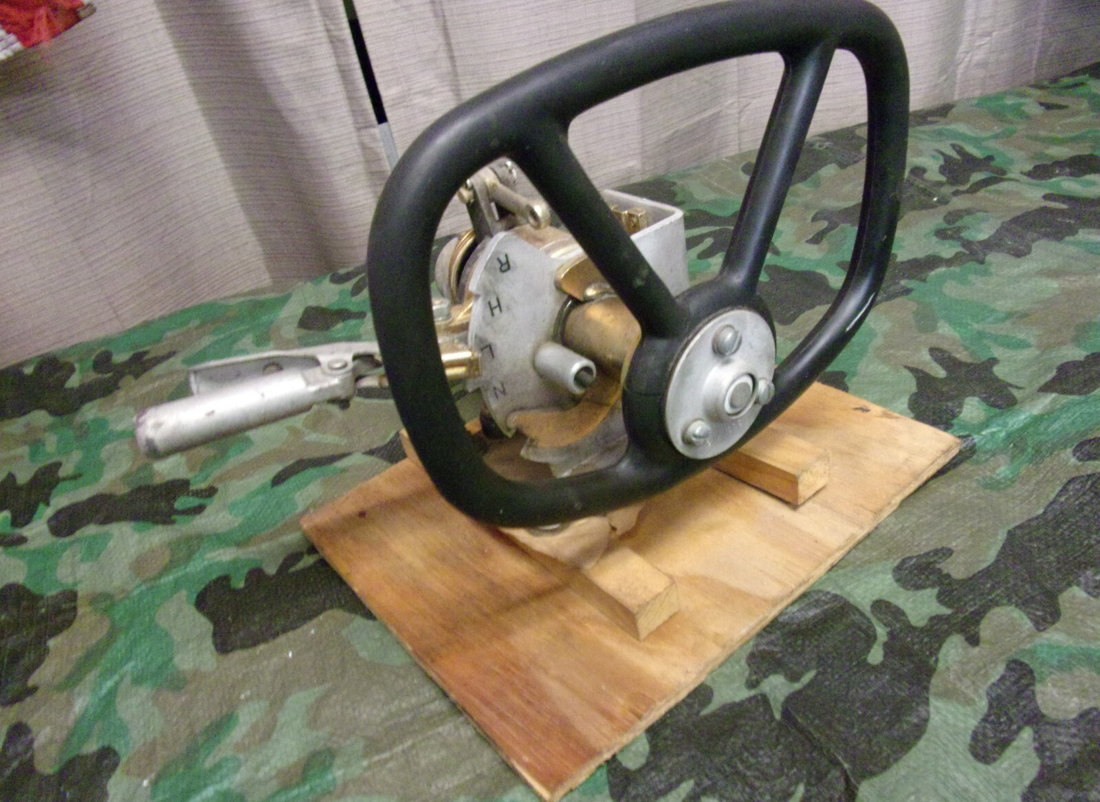 1960's M60 Patton tank steering wheel w/shift lever, NOS | eBay