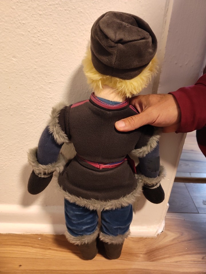 Disney Store Kristoff Bjorgman Blonde Mountain Man Movie "Frozen" Plush ...