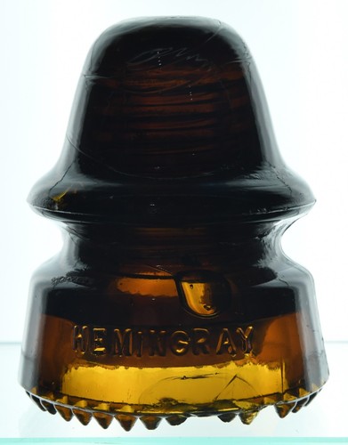 CD 162 LARGE BUBBLE ROOT BEER AMBER HEMINGRAY NO. 19 SDP GLASS ...