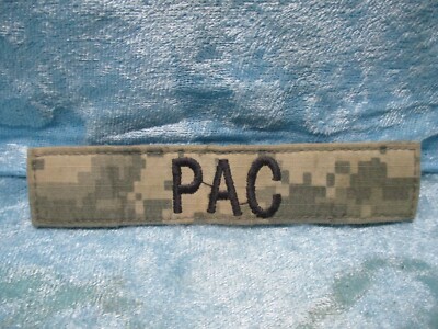 Name Tag Military Patch PAC | eBay