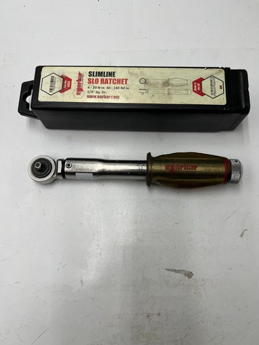 Norbar Slimline SLO Ratchet 4-20 Nm 40-180 Ibf in 1/4" Sq. Dr 11123 | eBay