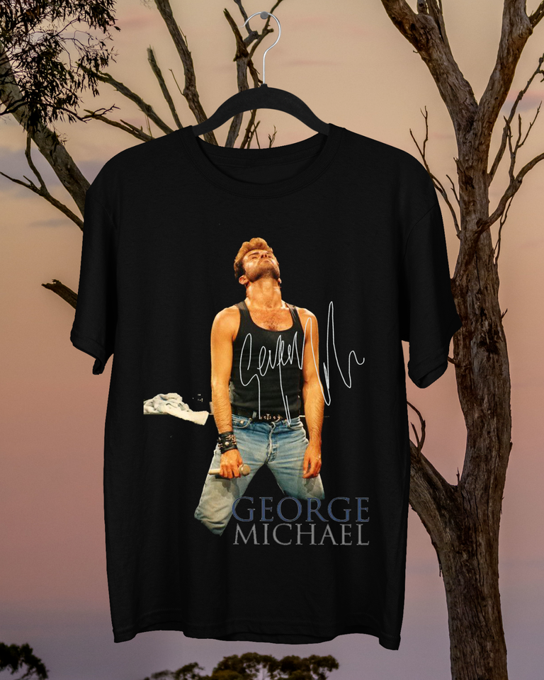 George Michael Faith tour 1988 Cotton T- Shirt Unisex All Size | eBay UK