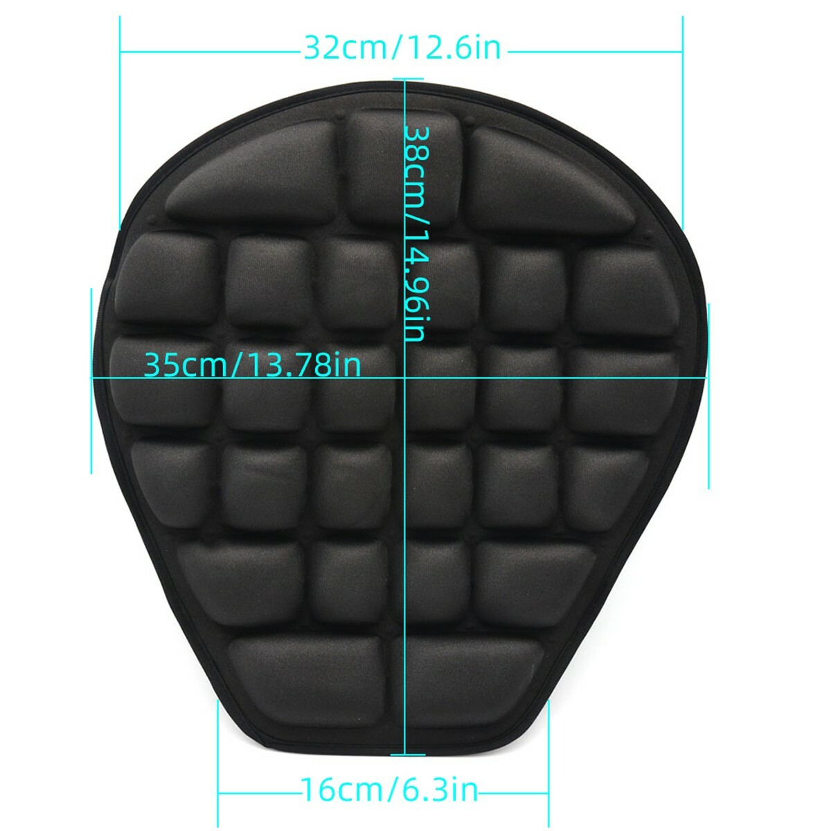 Coussin d'air pour BMW S 1000 R / RR / XR Air confort selle noir | eBay