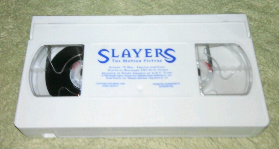 Slayers - The Motion Picture VHS 1995 Subtitled Japanese Anime Hiroshi ...