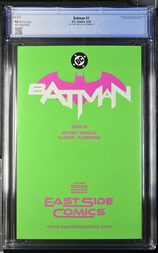 Absolute Batman #1 CGC 9.8 Akira Homage (4 BOOK SET) NEW 52 REPRINT | eBay