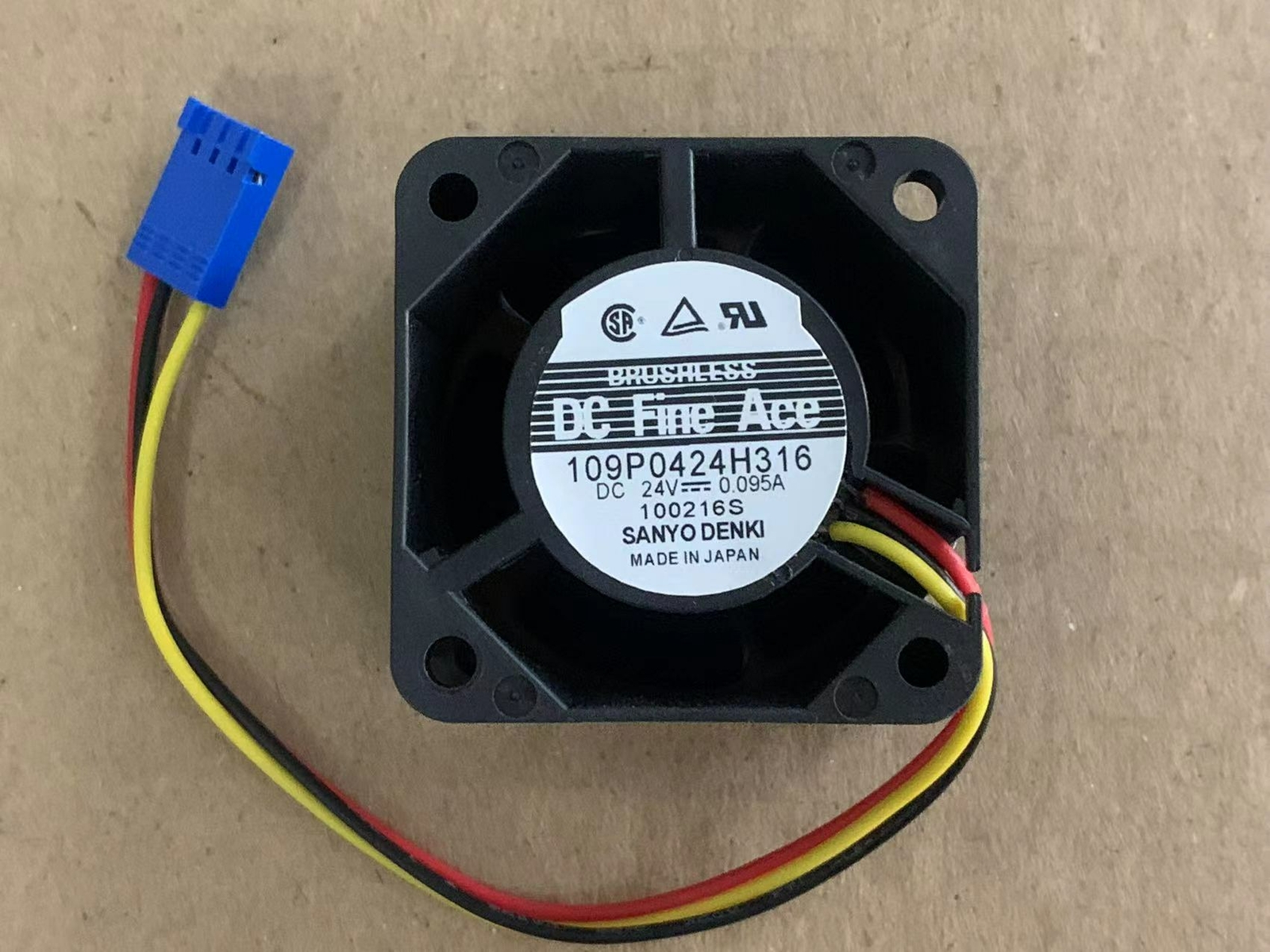 109P0424H316 Siemens NCU Sanyo Fan 6FC5247-0AA06-0AA0 24V 0.095A ...
