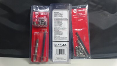Napa 770-3045 & 5521-5 Helicoil Thread Repair insert Kit 5/16-18 x 1.5 ...