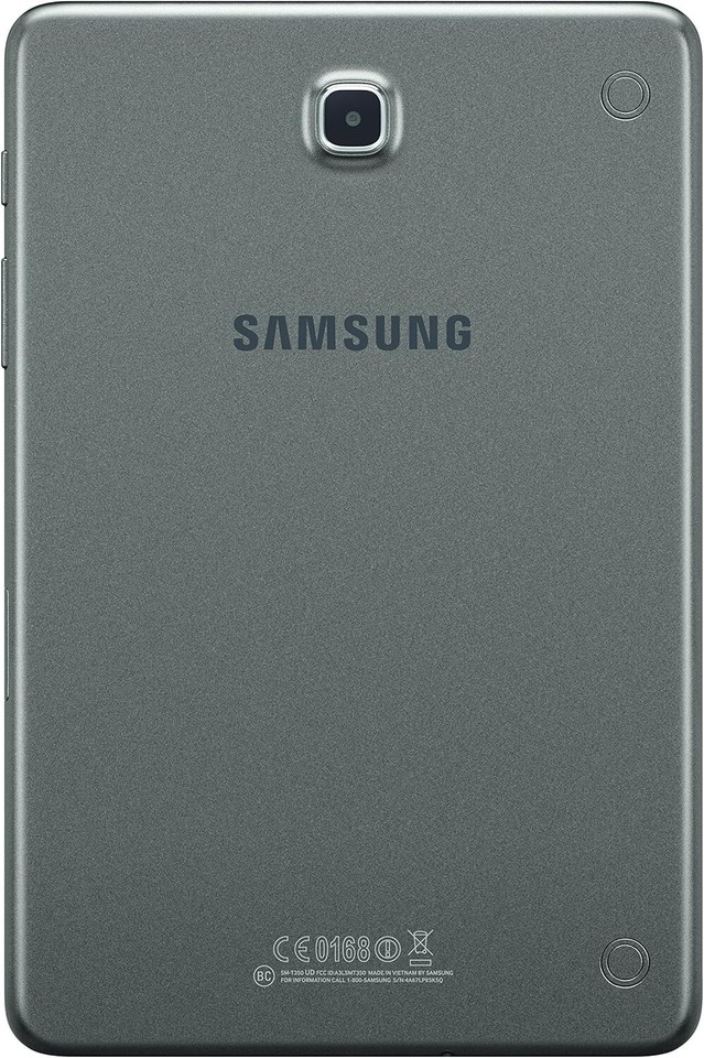 Samsung Galaxy Tab A SM-T350 16GB Wi-Fi Smoky Titanium Tablet Very Good ...