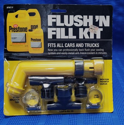 Prestone Flush'N Fill Kit Complete Cooling System Flush AFKIT/F Car ...