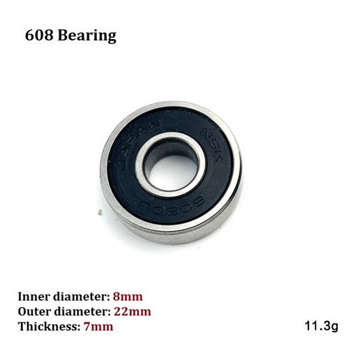 Brand New 608 Bearing Grinder Accessories 1Pc Inner Diameter: 8mm Metal ...