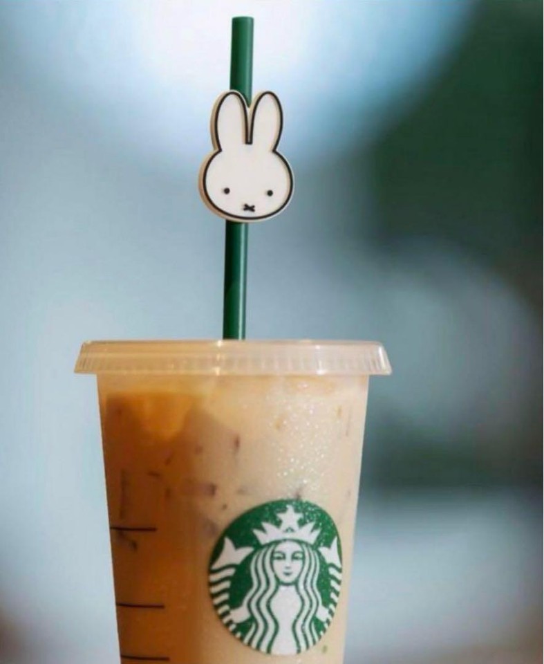 Miffy m13N Starbucks Collaboration Straw Limited Edition | eBay