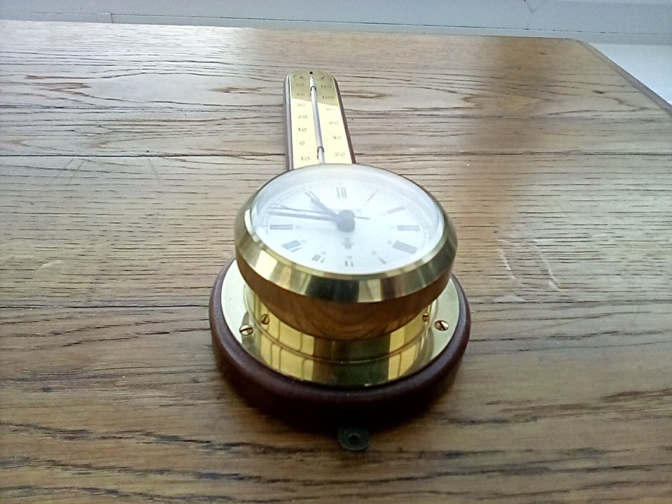 ships boat clock made by Wempe small size | eBay UK