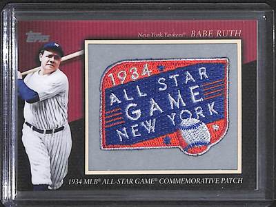 2010 Topps Series 2 Commemorative Patch MCP93 Babe Ruth | eBay