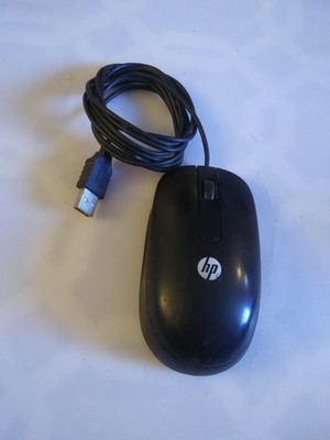 🌟Genuine HP USB Optical Mouse 672652-001 Black Wired 2 Button Scroll | eBay