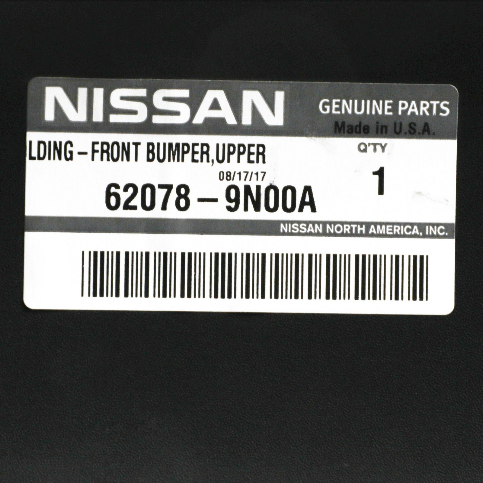 OEM NEW Nissan Front Bumper Upper Molding Closure Panel 09-14 Maxima ...