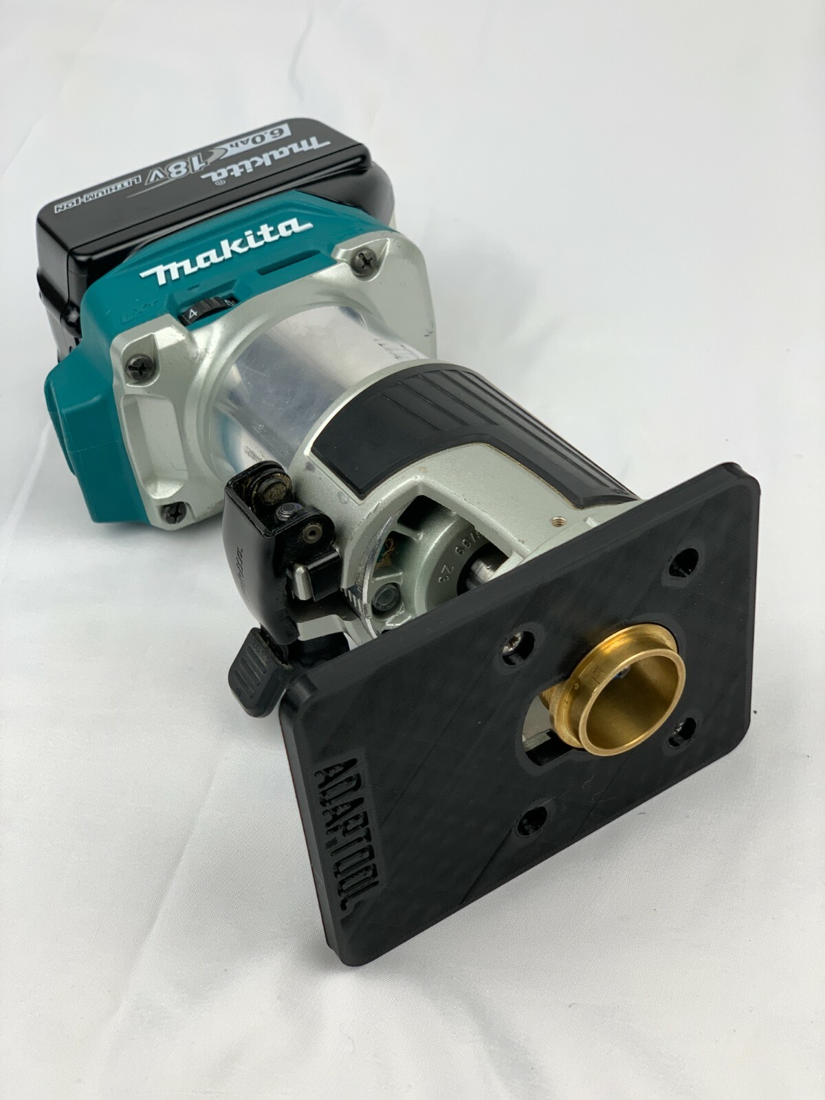 EXTRA LARGE Extended Router Sub BASE PLATE for Makita Trimmer 18V DRT50 ...