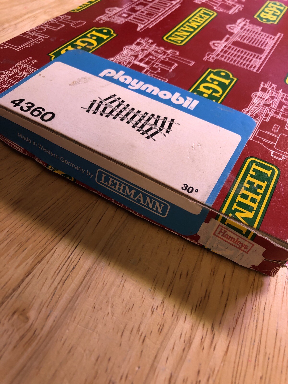 Playmobil 4360 30 degree Train Track Crossing in Box Lgb Lehmann Cib ...