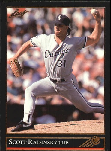 1992 Leaf Black Gold Chicago White Sox Baseball Card #281 Scott ...