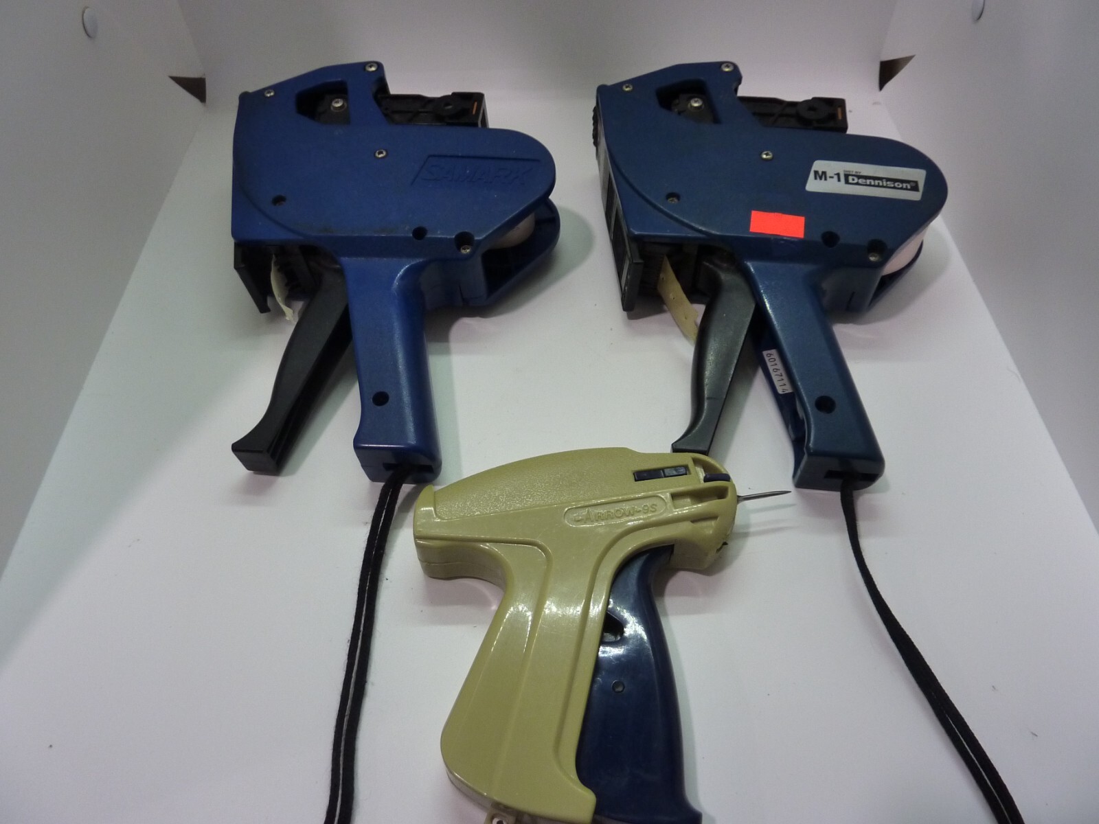 LOT OF 2 Dennison Price Label Gun Model M-1 Single Liner Hand Labeler ...