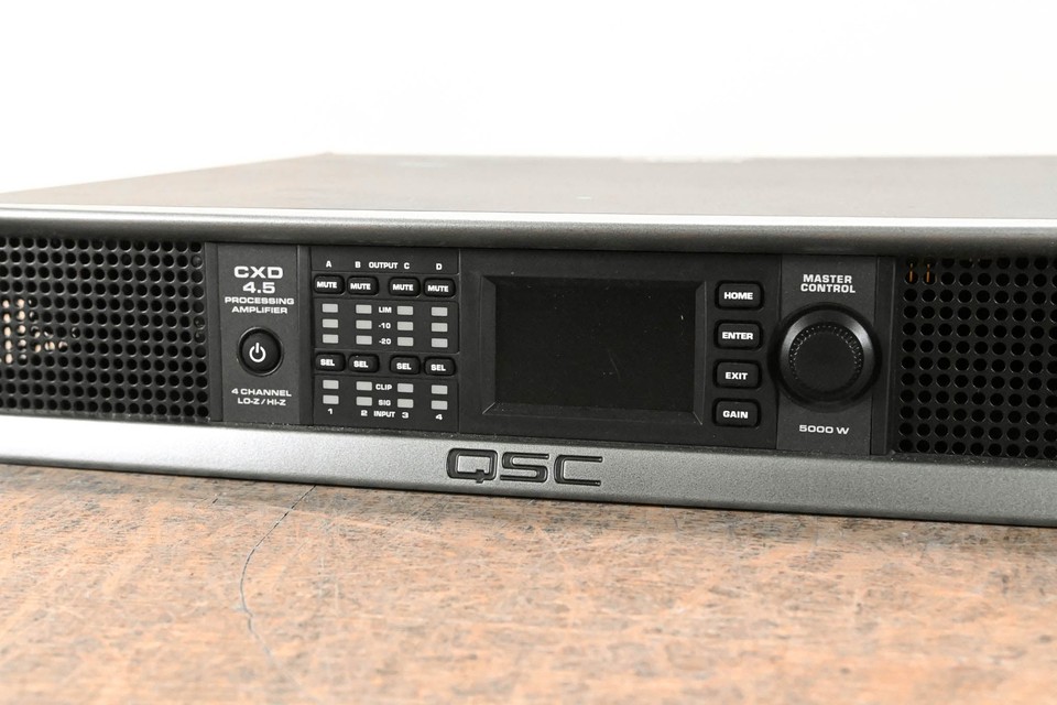QSC CXD4.5 4-Channel Installation Power Amplifier with DSP CG01KJ6 | eBay