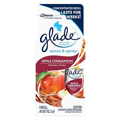 Glade Sense & Spray Automatic air freshener Refill | Apple Cinnamon ...