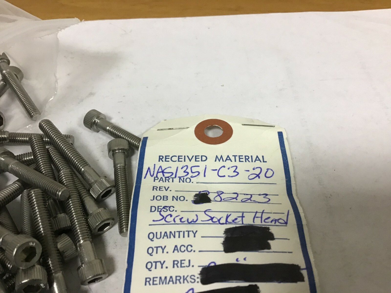 Qty (10) NAS1351-C3-20 Stainless 10-32 X 1 1/4" Socket Cap Screws | eBay