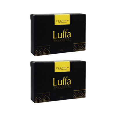 New 80g Fluffy Luffa Body Scrub Soap Bar Remove Dirt Dead Skin Cells 2 ...