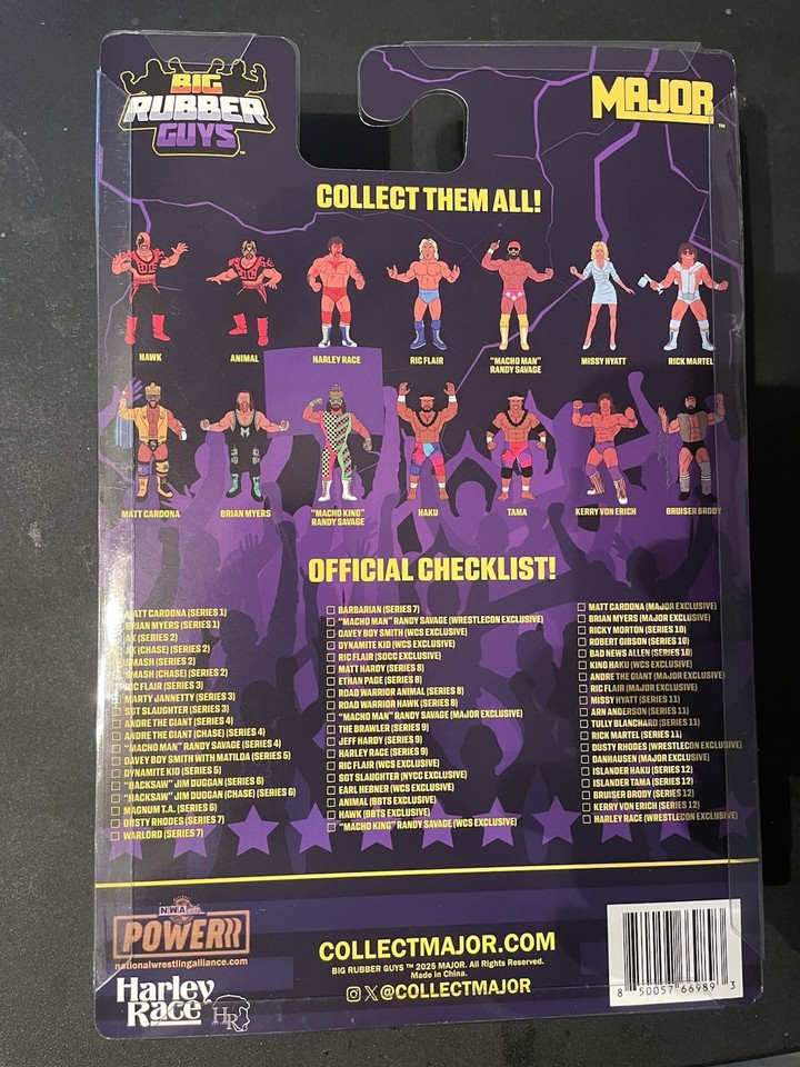 NEW RARE BIG RUBBER GUYS Major Pod BLOODY HARLEY RACE 1/500 2025 SOLD ...