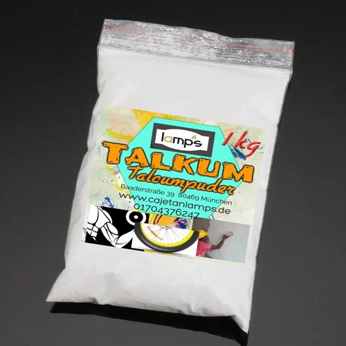 1kg Talkum Talk Talcum Talc Talkumpulver Talkumpuder Reifen Schläuche ...