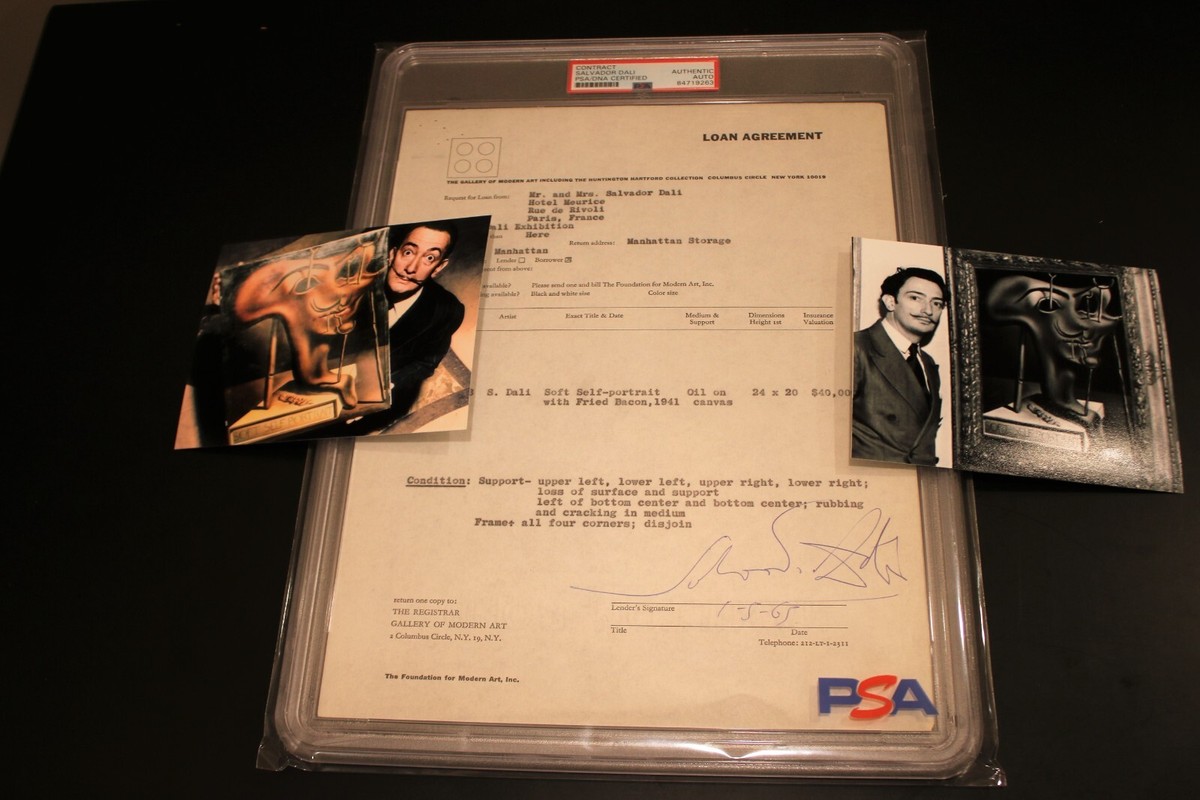 Authentic Salvador Dali Signature